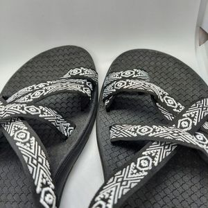 Shade & Shore | Shoes | Shade Shore Teva Black White Sandals Straps ...